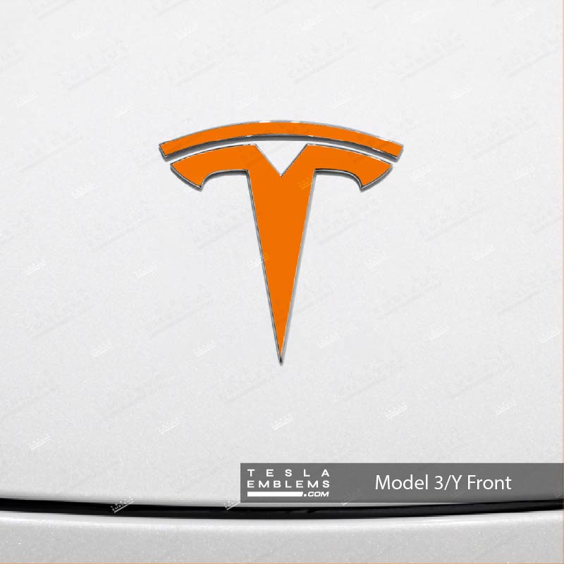 Color Vinyl Emblem Wraps – Tesla Emblems
