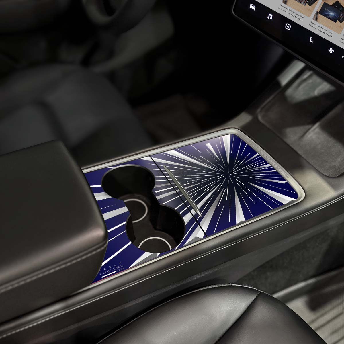 Center Console Model 3 Oct ’20-Feb ’24 – Tesla Emblems