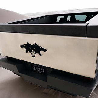 3-Headed Cerberus - Cyberbeast Tesla Logo Decals – Tesla Emblems