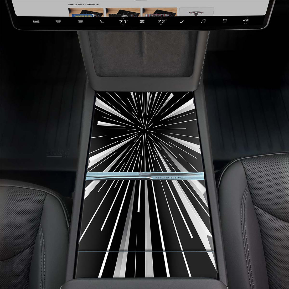 Tesla Ludicrous Performance Mode | Tesla Center Console Wrap Kit | Mod ...