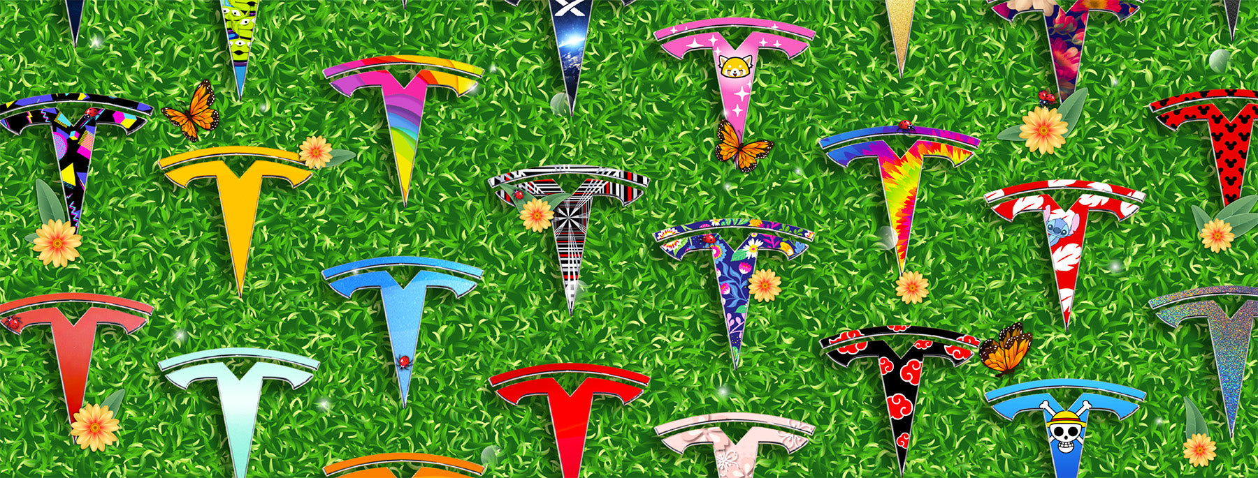 Custom Tesla Decals & Vinyl Wrap Kits | Tesla Emblems and Acccessories