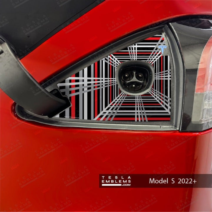 Charge Ports Wraps – Tesla Emblems