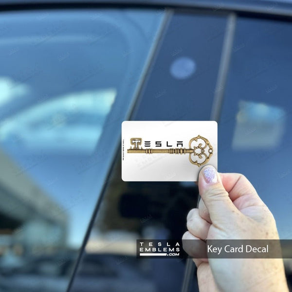 Skeleton Key Tesla Keycard Decal – Tesla Emblems