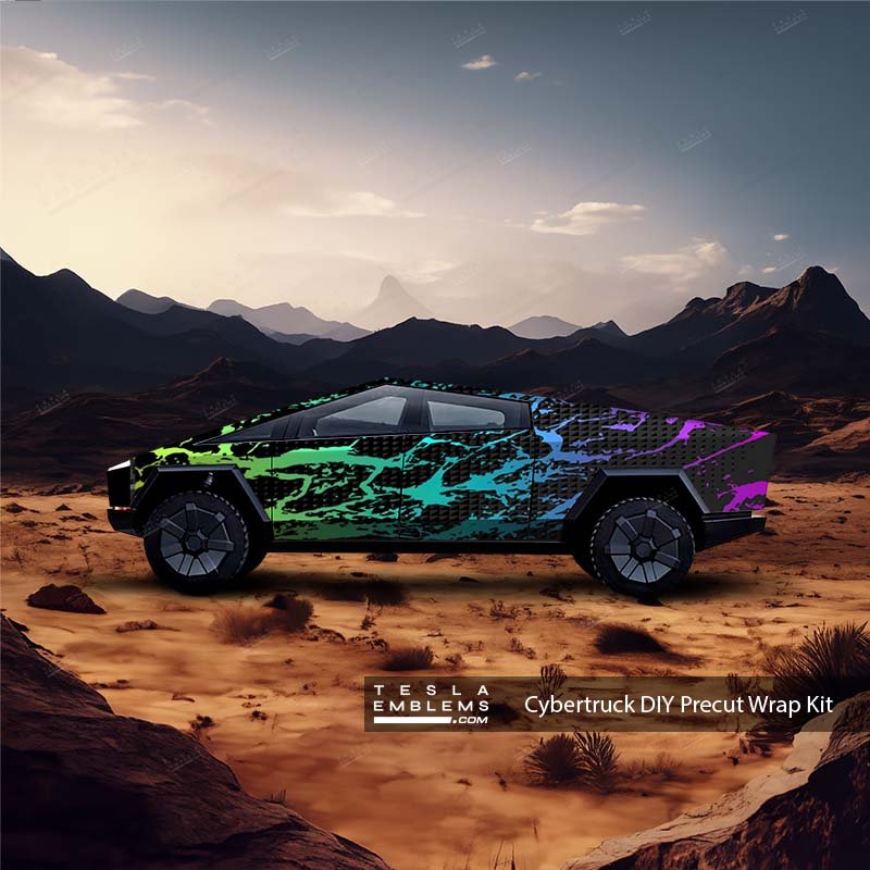 Tesla Cybertruck DIY Precut Wrap Kit - Printed Designs – Tesla Emblems