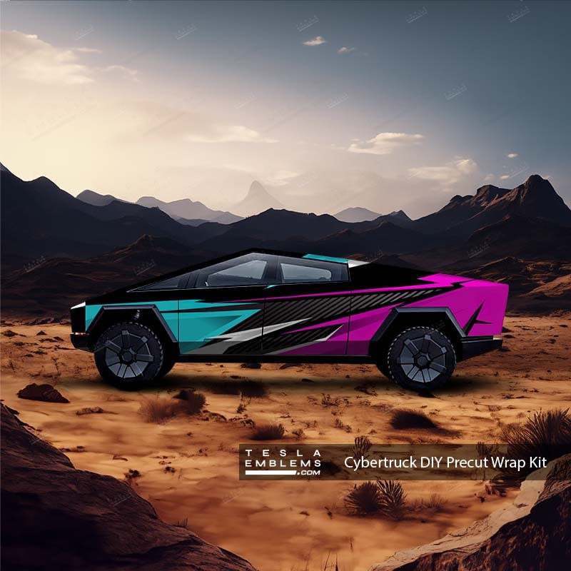 Tesla Cybertruck DIY Precut Wrap Kit - Printed Designs – Tesla Emblems