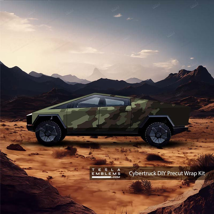 Tesla Cybertruck DIY Precut Wrap Kit - Printed Designs – Tesla Emblems
